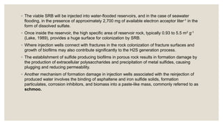 RESERVOIR SOURING :- MECHANISM AND PREVENTION | PPTX