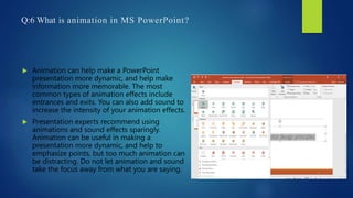 MS OFFICE &POWERPOINT | PPT