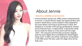 Jennie Kim | PPTX