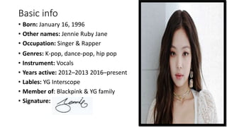 Jennie Kim | PPTX