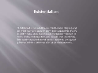 Theories of philosophy | PPTX | Education