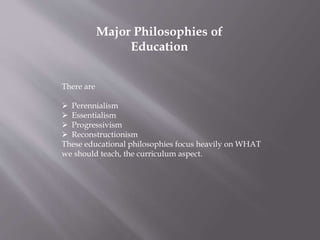 Theories of philosophy | PPTX | Education