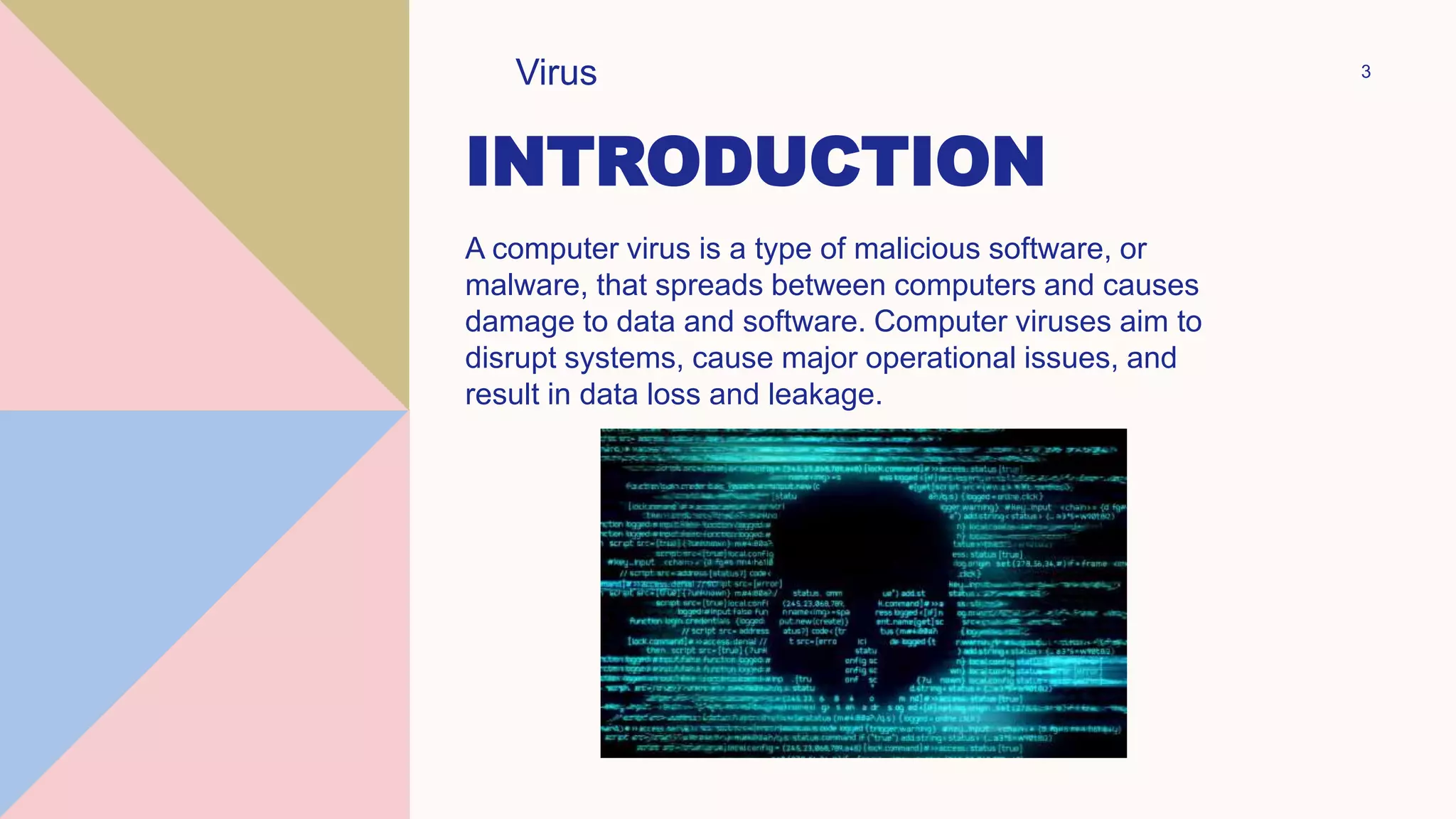 computer virus full explain ppt.pptx | Operating Systems | Computer Software and Applications