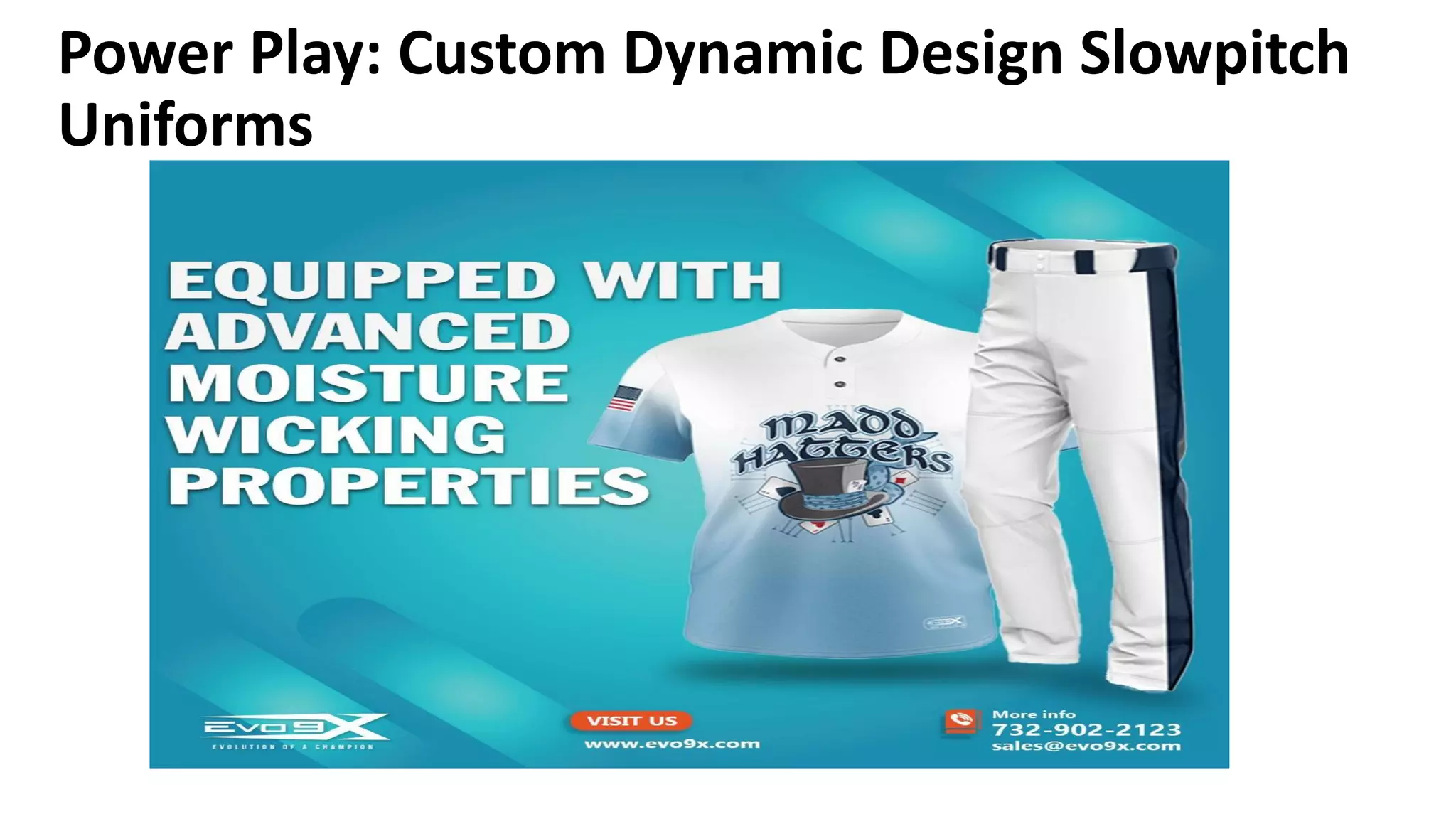 Best Custom Sublimated Sports Uniforms in USA Evo9x | PPT