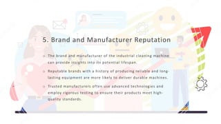 The Lifespan of Industrial Cleaning Machines | PPT