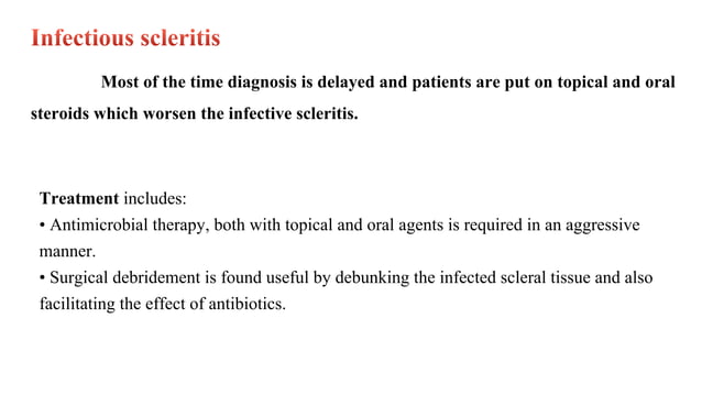 Scleritis.pptx | Eye and Vision Conditions | Diseases and Conditions