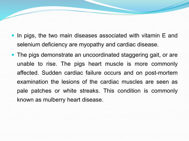 deficiency of fat and water soluble vitamins | PPTX