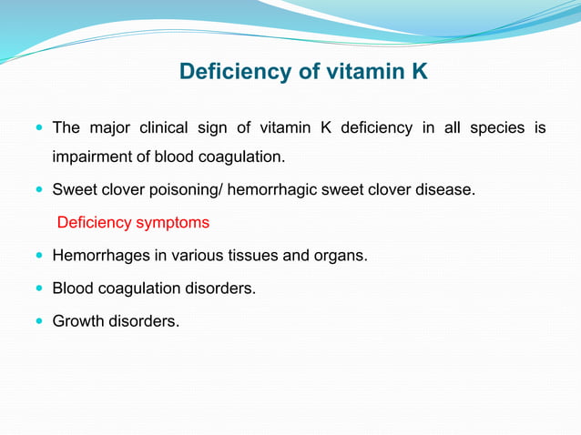 deficiency of fat and water soluble vitamins | PPTX