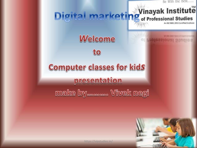 computer classes for kids | PPTX | Secondary Education | Education