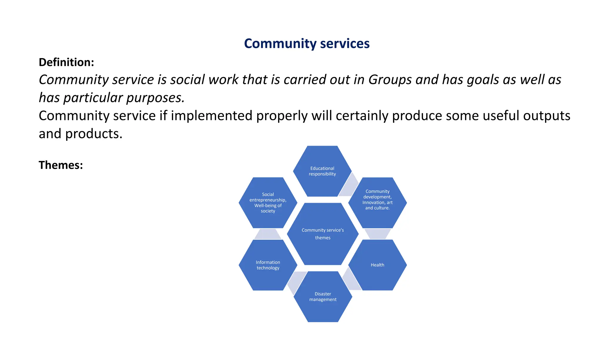 Community services | PDF
