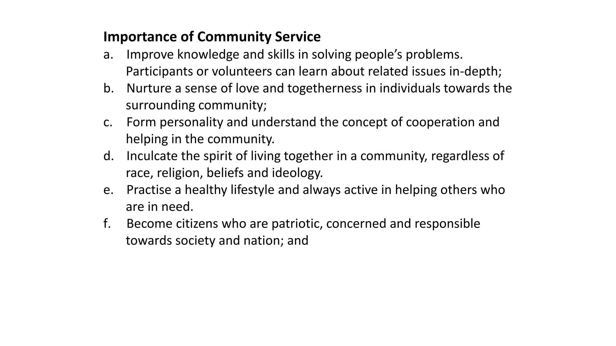 Community services | PDF
