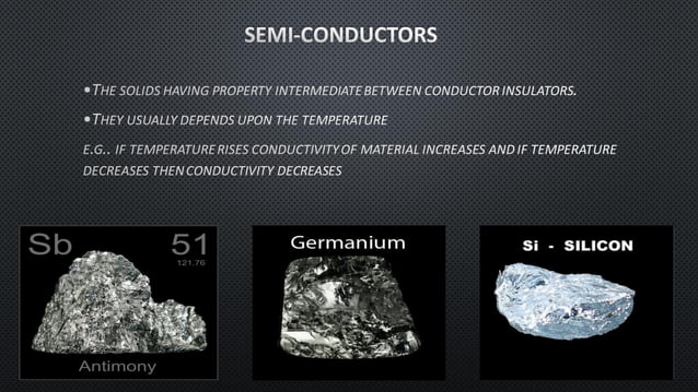 SEMI CONDUCTORS | PPT