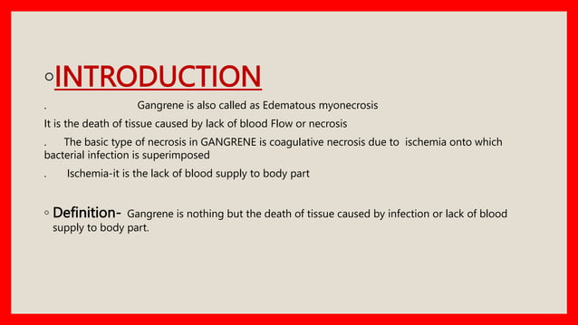 Pathology Gangrene | PPTX | Blood Disorders | Diseases and Conditions
