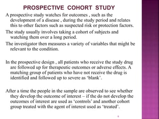 Observational studies.Biostatic and research methodology | PPTX