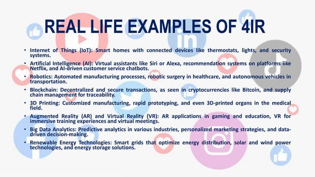 4IR (Fourth Industrial Revolution) .pptx | Technology Industry | Industries