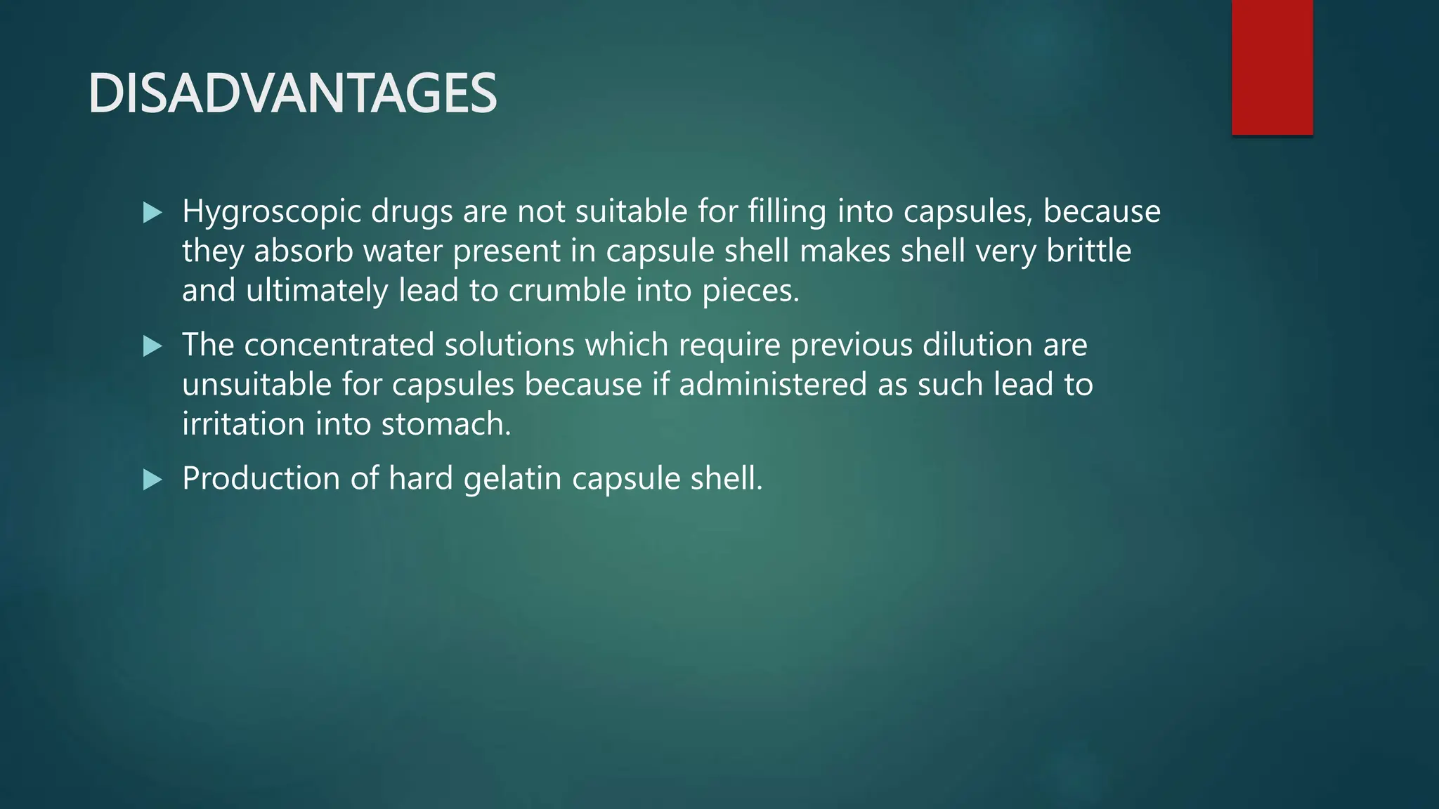 Presentation2Non Sterile manufacturing Process Technology Capsules(hard ...