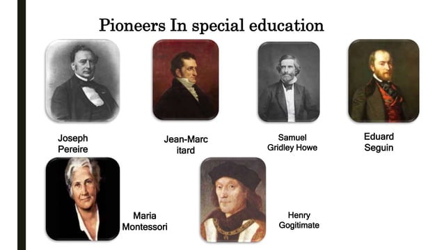 Historical philosophical, theoretical, and legal foundations of special ...