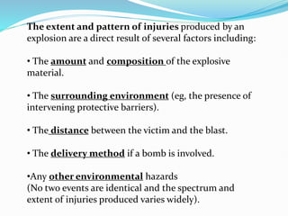 BLAST INJURIES, An approach towards a patient that has suffered a blast ...