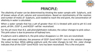 total alkalinity in water and waste water | PPTX