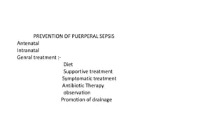 PURPERAL INFECTION Postpartum infection also called puerperal infection ...
