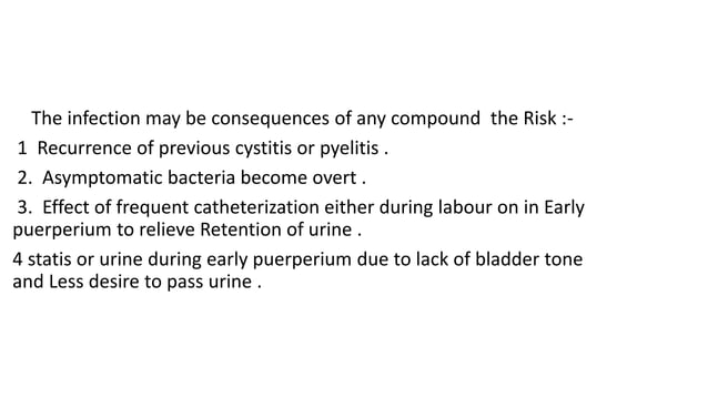 PURPERAL INFECTION Postpartum infection also called puerperal infection ...
