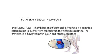 PURPERAL INFECTION Postpartum infection also called puerperal infection ...