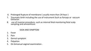 PURPERAL INFECTION Postpartum infection also called puerperal infection ...