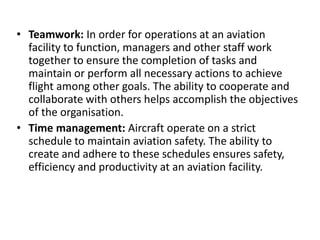 aviation management presentation for students | PPTX