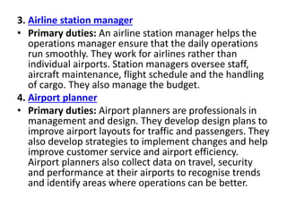 aviation management presentation for students | PPTX