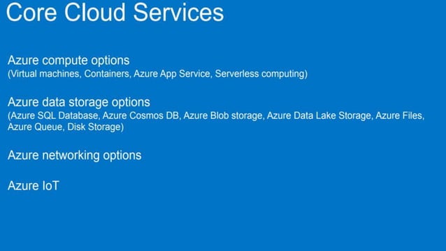 the basics of microsoft azure is covered here | PPT