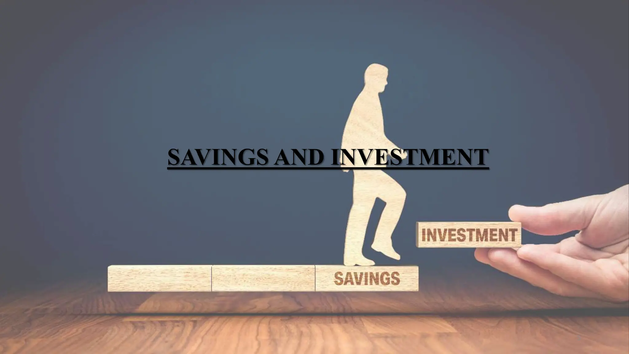 Presentation on savings and investments. | PPTX