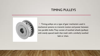 "Poly V Pulleys: Efficient Belt Systems for Precision and Performance" | PPT