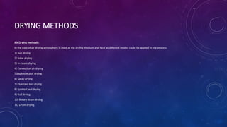 Drying in food.food microbiology.slideshare | PPT