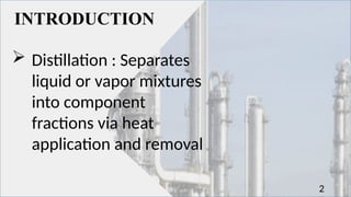 Presentation on distillation using Aspenplus | PPT