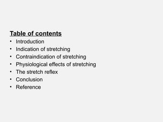 Physiological Effects of Stretching Therapy | PPTX | Death, Injury, or Military Conflict ...