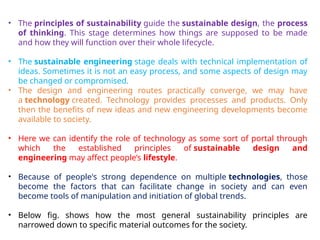 Sustainable Principles, Materials and Technologies | PPTX