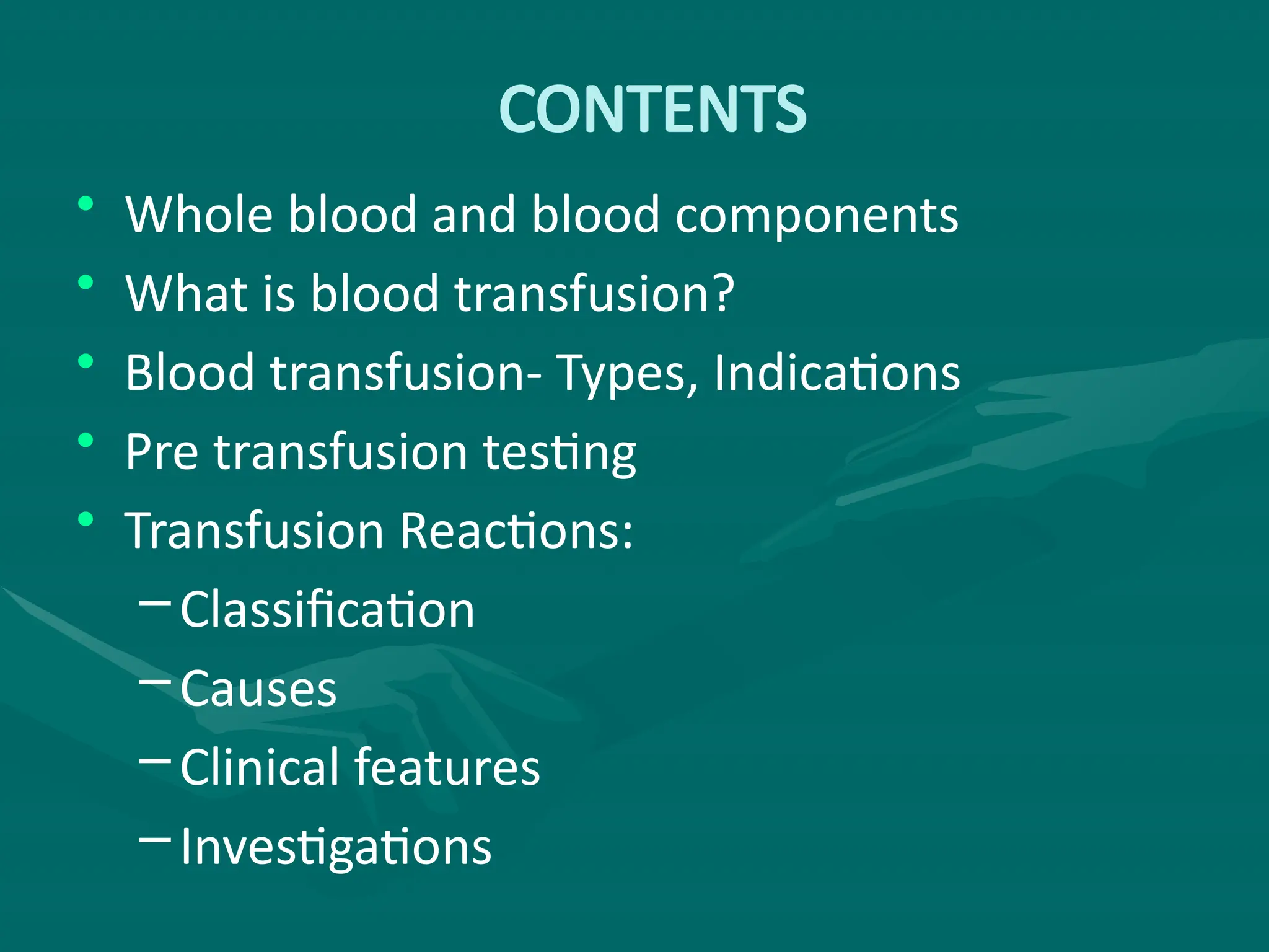 blood transfusion important topic for health care | PPTX
