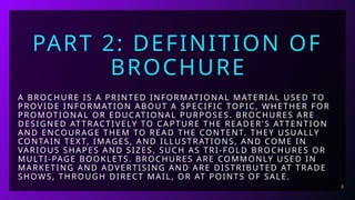 Brochure Presentation academy for English literature students | PPTX