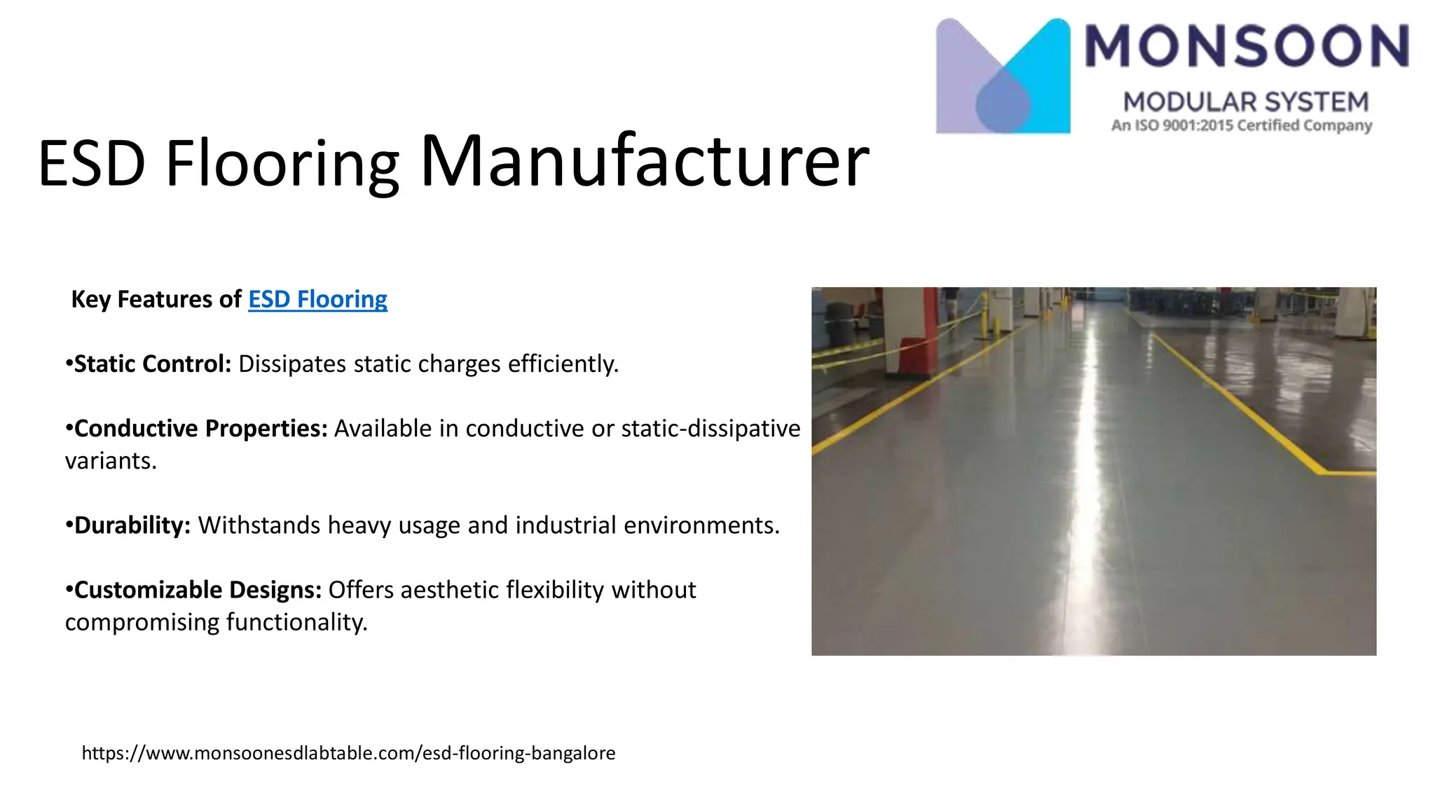 ESD Flooring in Bangalore-Anti Static Flooring | PPT