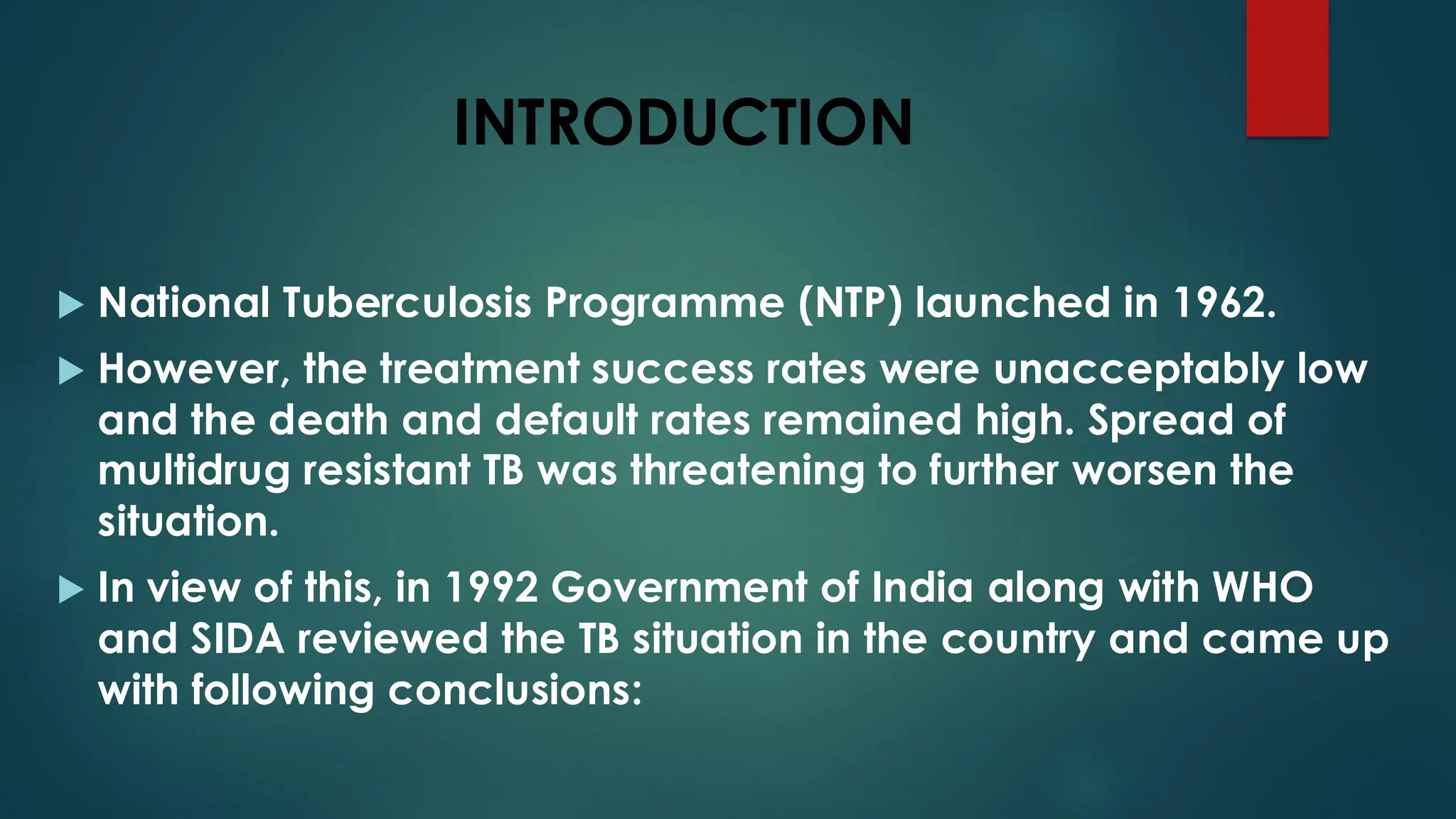 revised national tuberculosis control program | PDF