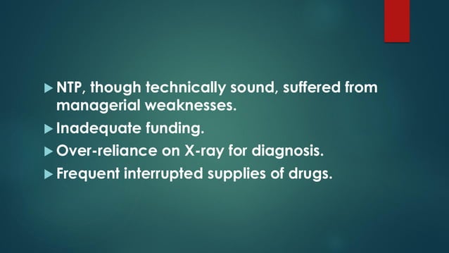 revised national tuberculosis control program | PDF