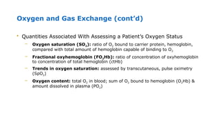lecture of blood gas and buffer system chapter 16 | PPTX