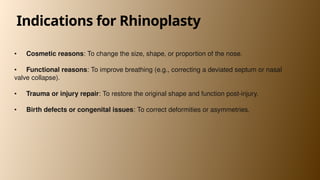 Rhinoplasty- A Comprehensive inside into nasal reconstruction .pptx