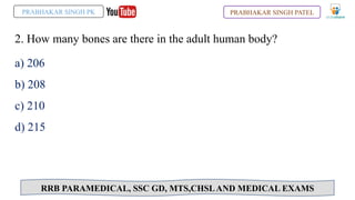 General Orientation of the Human Body !! Anatomy, Physiology, Bones MCQ ...