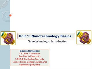 Nanotechnology basics presentation for concepts | PPTX
