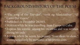 the traveler song for grade 3 presentation | PPT