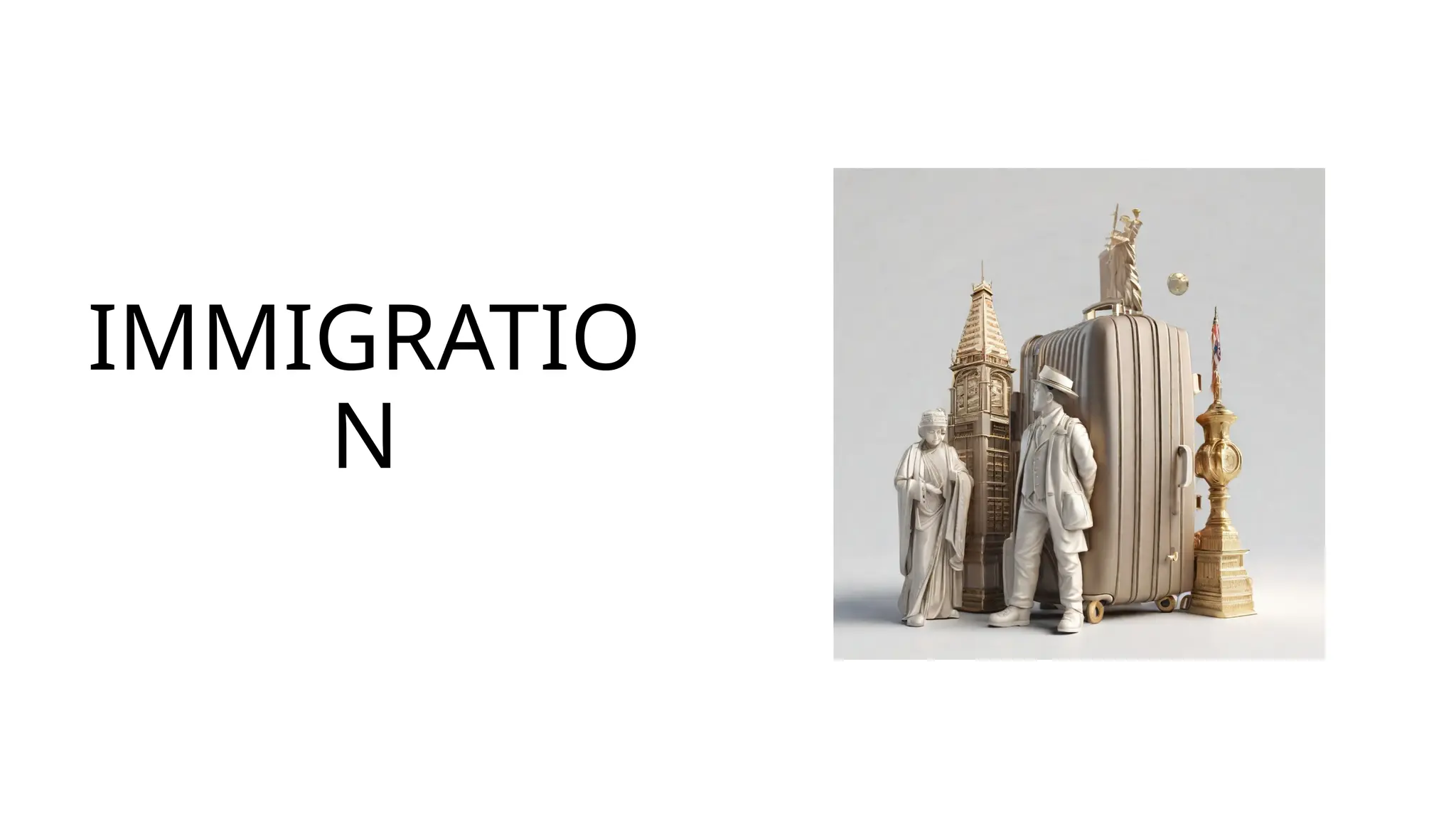 projet anglais immigration presentationn | PPT