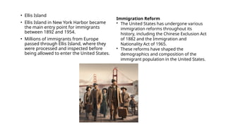 projet anglais immigration presentationn | PPTX