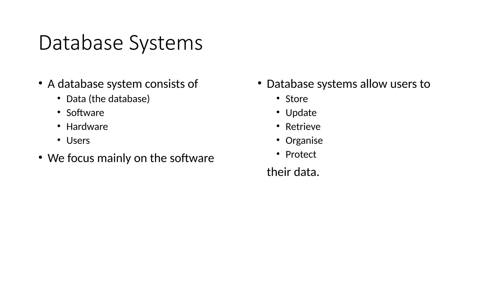 Presentation2 and introduction to database | PPT