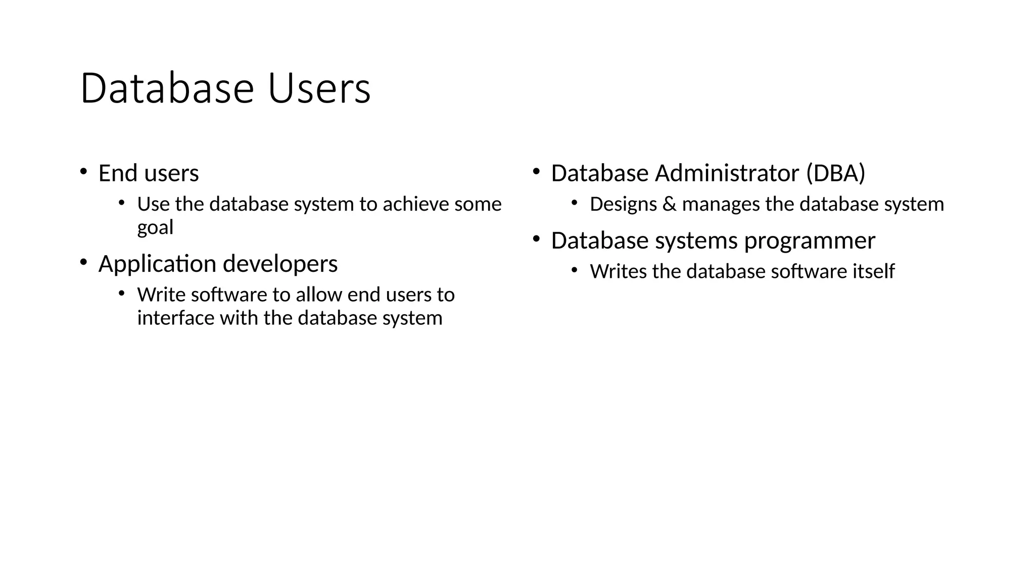 Presentation2 and introduction to database | PPT